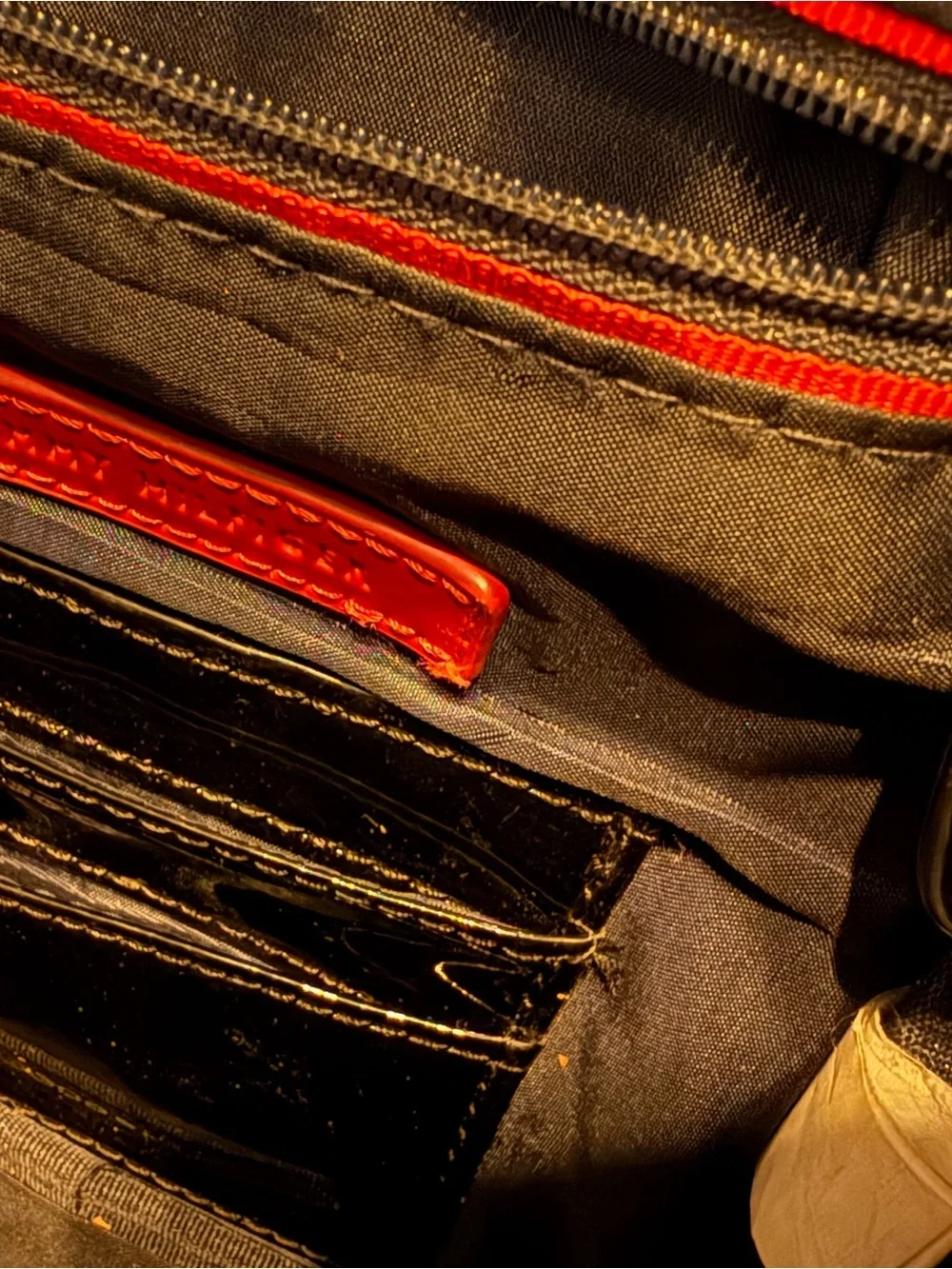 Bags | Tommy Hilfiger Black Patent Mini Crossbody Backpack With Gold ...